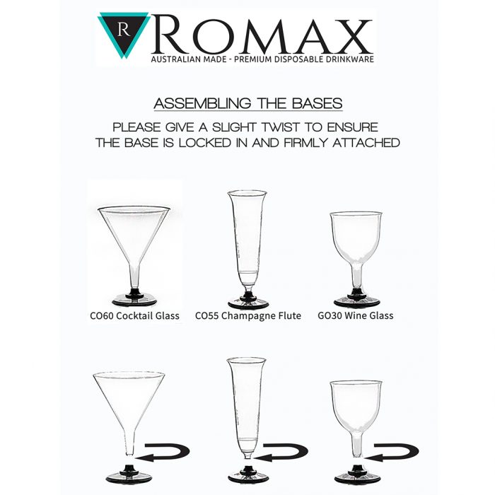 The Modern Plastic Wine Glasses - Romax Drinkware